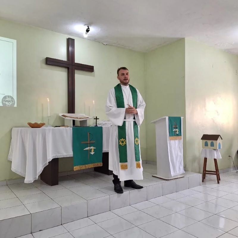 Recepção do pastor Ramon Augusto Pedro em Maceió, AL - Mensageiro Luterano